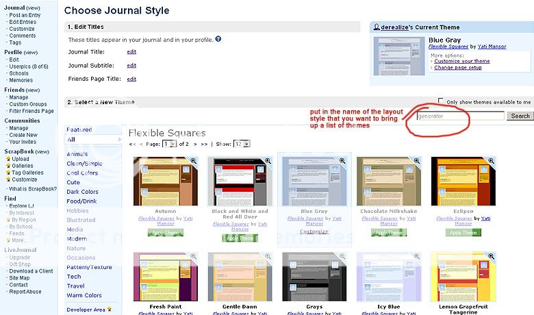 Tutorial: Basic LJ Layout: tastefulicity — LiveJournal
