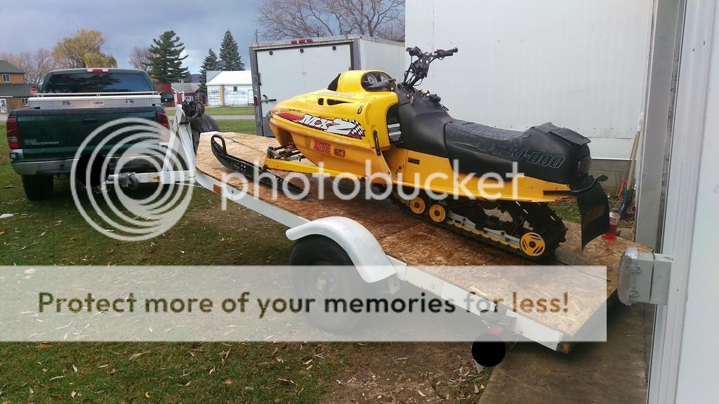 Homemade snowmobile/ice shanty trailer | Ski-Doo Snowmobiles Forum