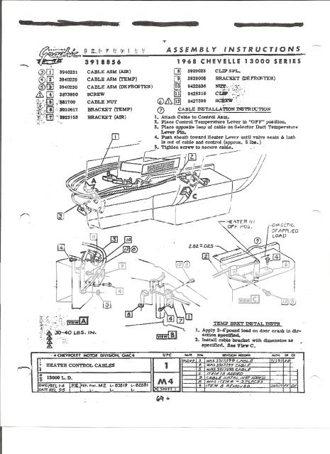 Help with 68 heater box please | Team Chevelle