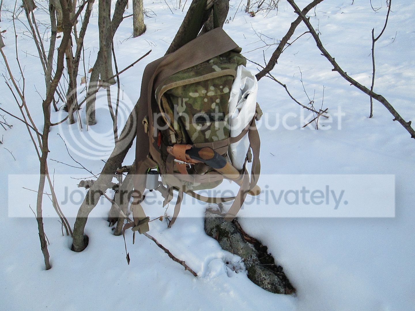 Winter Bushwhacking with Kifaru paratipi, EMR and E&E. | BladeForums.com